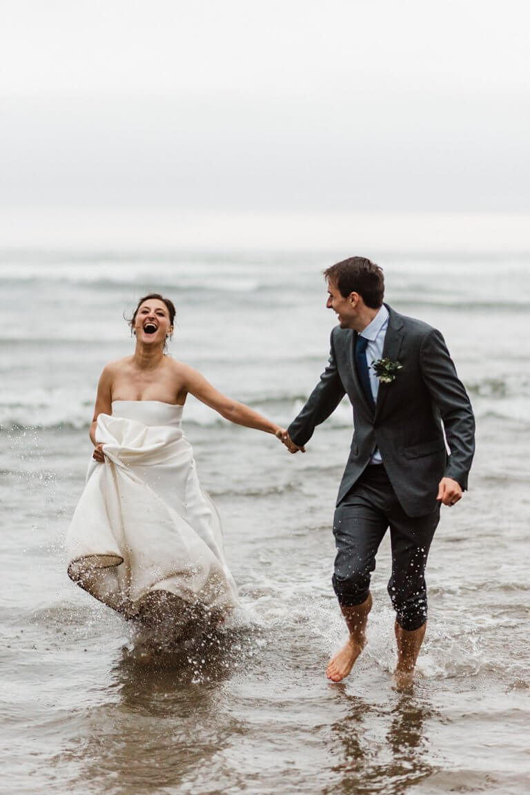 Heceta Head Lighthouse Elopement | Oregon Coast Adventure Elopement