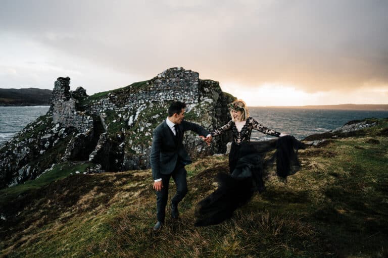 Windswept April Isle of Skye Elopement » Sam Starns Adventure Elopements